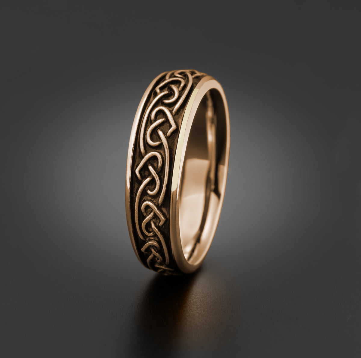 Studio 311 Narrow Heart Strings Wedding Band – Olufson Designs LLC